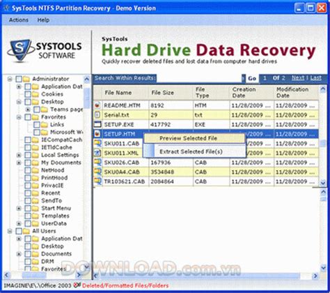 SysTools Hard Drive Data Recovery Download Com Vn