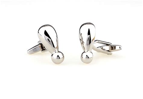 Silver Exclamation Mark Cufflinks Icufflinks