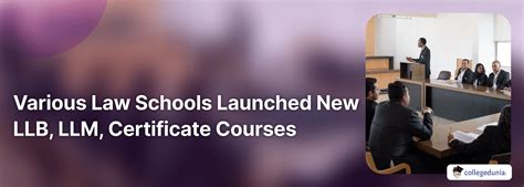 Various Law Schools Launched New Llb Llm Certificate Courses Check