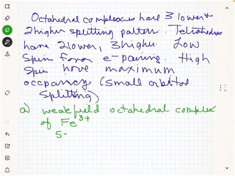 Using The Splitting Diagram For A Trigonal Bipyramidal Crystal Field Given In Problem 5 39