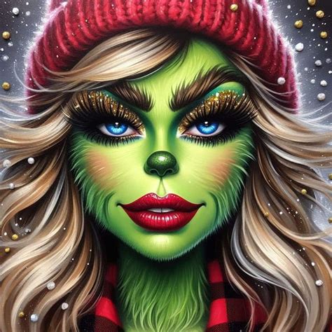 Pin By Danielle T On Grinch Women Noël Grinch Art Funny