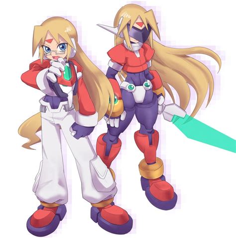 Model Z And Girouette Mega Man And 1 More Drawn By Omeehayo Danbooru