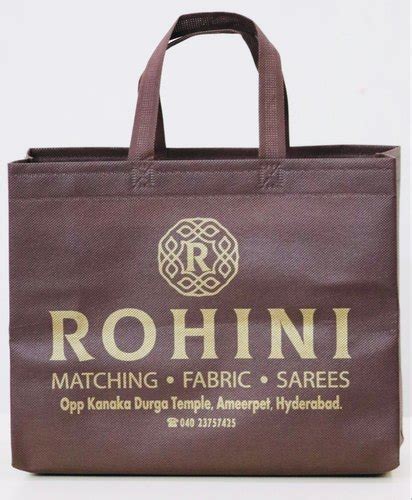 Polypropylene Loop Handle Non Woven Flexo Printed Box Bag Capacity 5