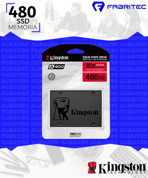 SSD SOLIDO KINGSTON 480GB SA400S37 480G 2 5 BLISTER