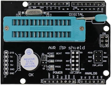 Avr Isp Shield Burning Burn Bootloader Programmer For Arduino Uno R3 1pcs