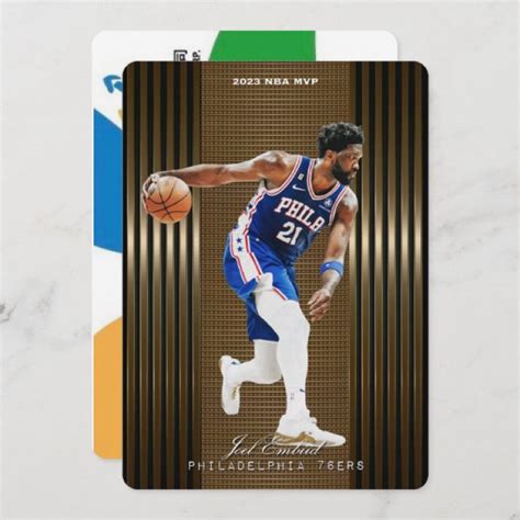 Nba 76人隊joel Embiid 球星悠遊卡 實體悠遊卡非貼紙 單場70分的男人 Mvp 費城 76人隊 蝦皮購物