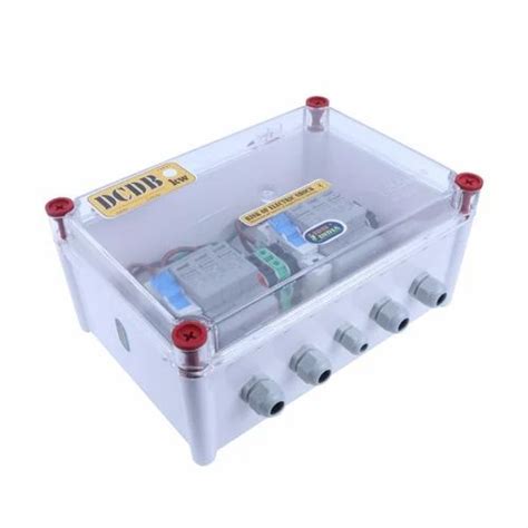 Solar DCDB 2 In 2 Out For 1 Kw To 10 Kw STANDARD On Grid With 2 FUSE