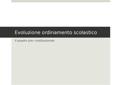 Legislazione Scolastica Docsity