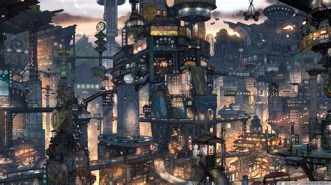Fantasy City 4k Uhd Wallpaper For Ultrahd Desktop And Tv Smartphone