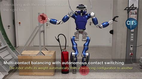 Torque Based Balancing Of A Humanoid Robot Performing High Force Interaction Tasks Youtube