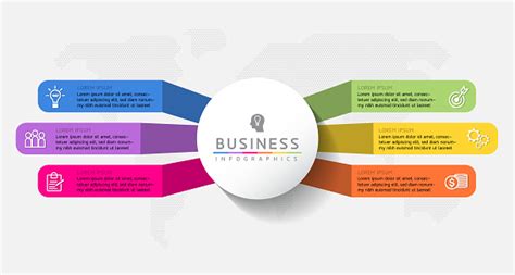 벡터 일러스트레이션 인포그래픽 디자인 템플릿 마케팅 정보 6가지 옵션 또는 단계 6에 대한 스톡 벡터 아트 및 기타 이미지 6 개념 개발 Istock