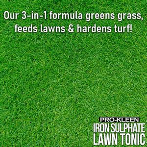 Lawn Tonic Liquid Iron Sulphate Quality Ferrous Conditioner Fertiliser