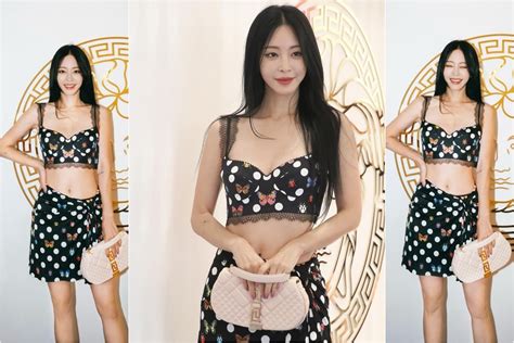 Chosun Online 朝鮮日報 41歳ハン・イェスル、セットアップ姿で美ボディアピールversaceのイベントに出席