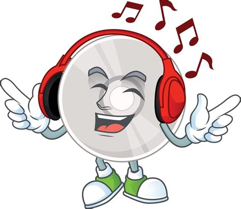 Cartoon Character Of Compact Disk 21601739 Vector Art At Vecteezy