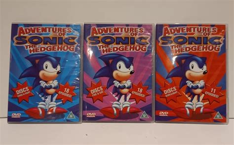 Adventures Of Sonic The Hedgehog Dvd Set Discs 3 4 5 6 7 8 £31 92 Picclick Uk