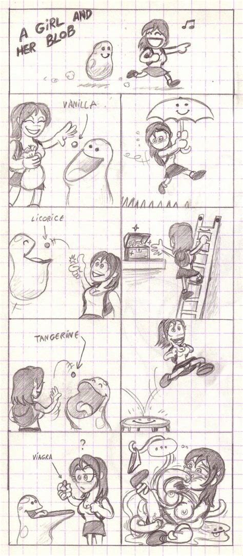 Post A Babe And His Blob Blobert Comic Rule