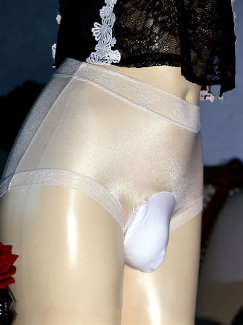 섹시한 광택 게이 남성 팬티 쉬어 속옷 U 볼록 파우치 시스루 팬티 통기성 란제리 Aliexpress