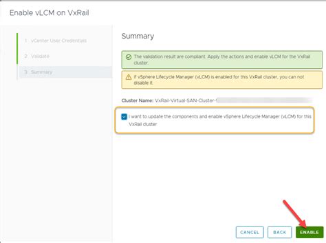 VxRail Enable VSphere Lifecycle Management VLCM DavidRing Ie
