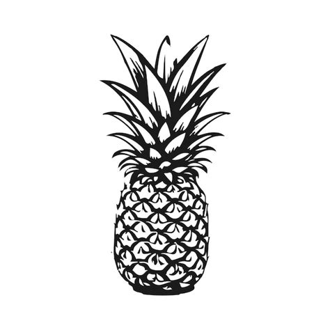 Premium Vector Pineapple Vector Illustration