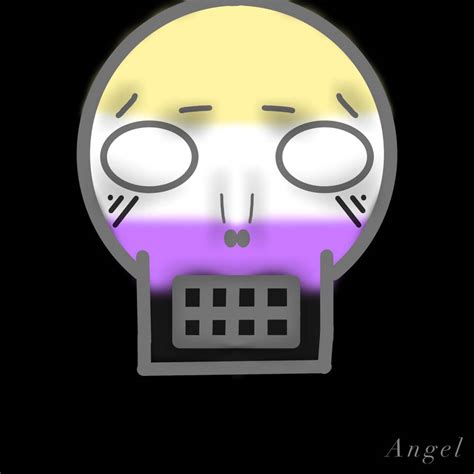 Non Binary Skull By Angelparks1 On Deviantart
