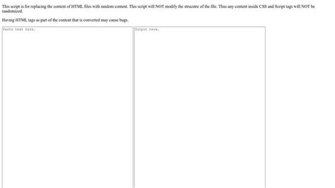Random Content Checker