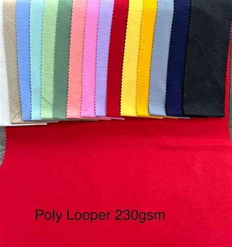 Polyester Spandex Loop Knit Fabric Gsm 230 At Rs 281 Kg In Navi