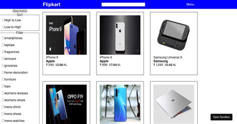 Interview Prep Codesandbox