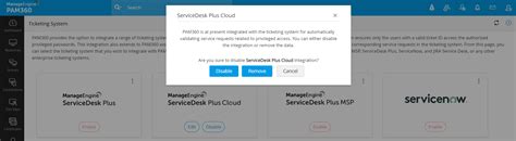 Ticketing System Integration