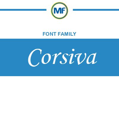 Download Corsiva Fonts Maisfontes