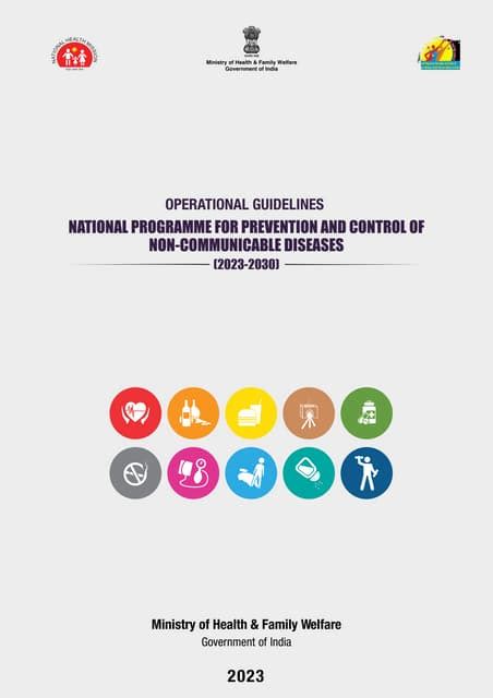 Revised Operational Guidelines Of Np Ncd 2023 2030 Pdf