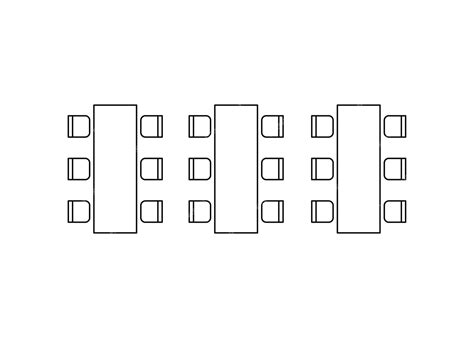 Premium Vector Row Arranging Seats And Tables In Interior Layout Graphic Outline Icons In