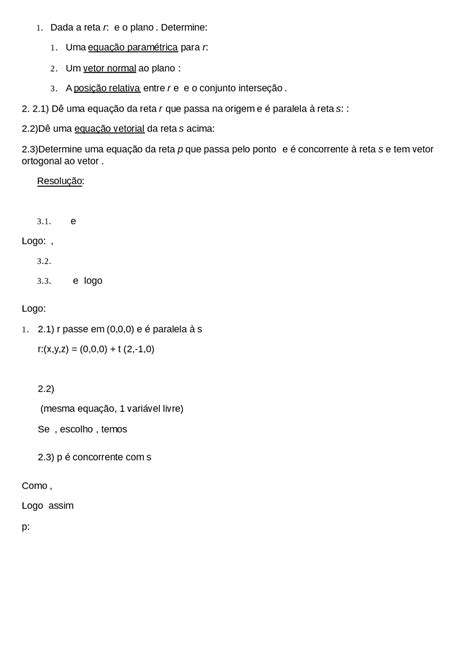 Geometria Analitica Geometria Analitica Docsity