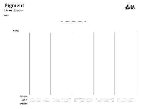 Drawdown Sheet