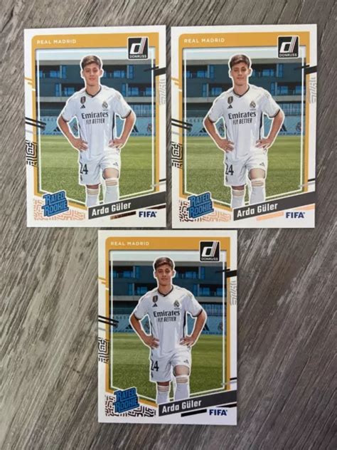 PANINI DONRUSS SOCCER 2023 24 Rated Rookie Arda Guler X3 18 00
