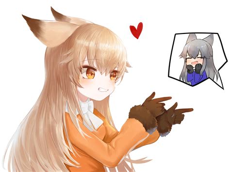 Silver Fox And Ezo Red Fox Kemono Friends Drawn By Dokomon Danbooru