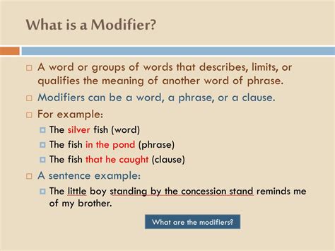 PPT The Use And Misuse Of Modifier Magic PowerPoint Presentation Free Download ID 2646663