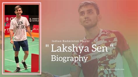 Lakshya Sen Biography Indian Badminton Player Readableinfo