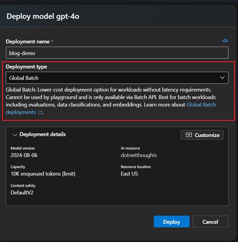 Anuraj Using Azure Openai Global Batch Deployments In Net And C