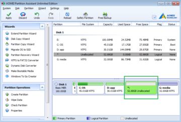 Move Partition With Partition Magic Server No Data Loss