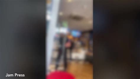 Man Walks Out Of Greggs With Handfuls Of Food After Allegedly Not