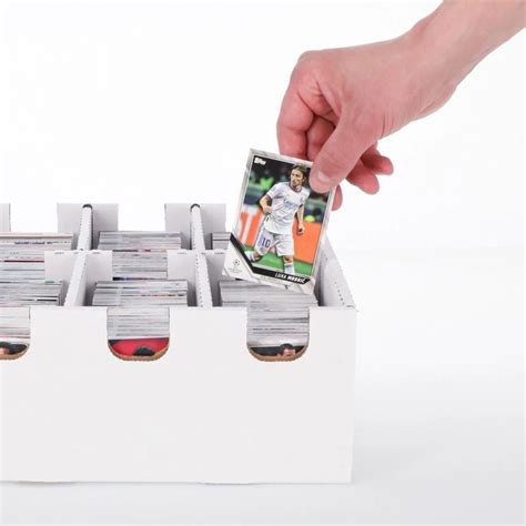 Bcw Corrugated Cardboard 6 Cell Trading Card Cargo Storage Box