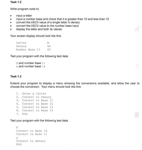Solved The Task Is To Read A Single Character From The Chegg