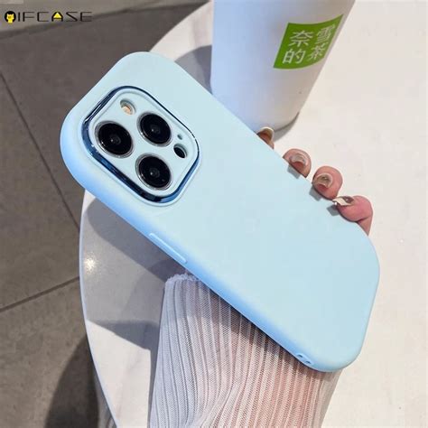 เคสโทรศัพท์มือถือ ซิลิโคนนุ่ม ผิวด้าน กันกระแทก กันรอยเลนส์กล้อง ทรง