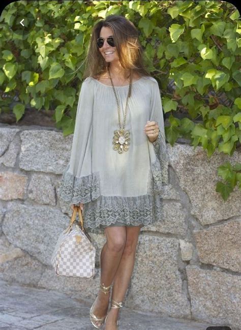 Kısa Elbise Saç Modelleri Tarz Kadın Fashion Outfits Boho Fashion