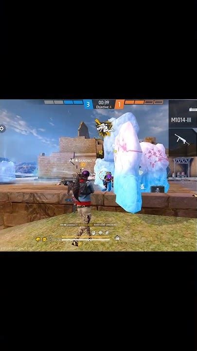 1vs4 With M1014 Free Fire Youtube