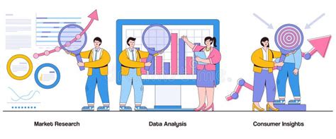 Market Research Data Analysis Consumer Insights Concept With