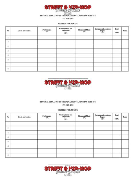 Tabulation Form Pdf