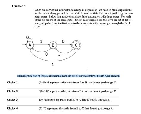 Solved When We Convert An Automaton To A Regular Expression
