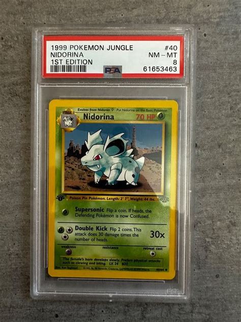 1 Edition Nidorina Psa 8 Jungle 1999 Kaufen Auf Ricardo