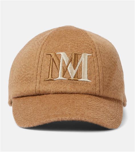 Max Mara Balocco Camel Hair Baseball Cap Max Mara